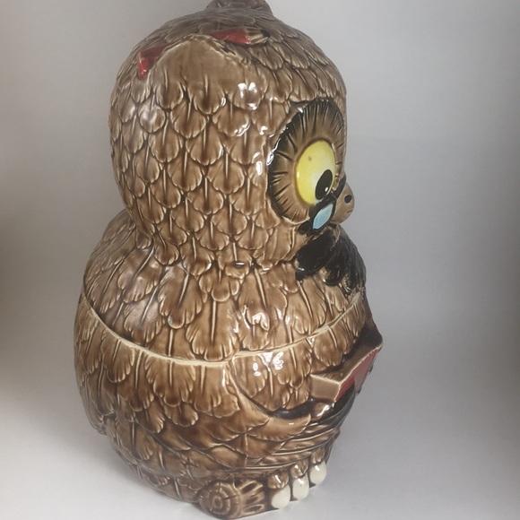 Kitchen | Vintage Wise Book Owl Cookie Jar | Poshmark